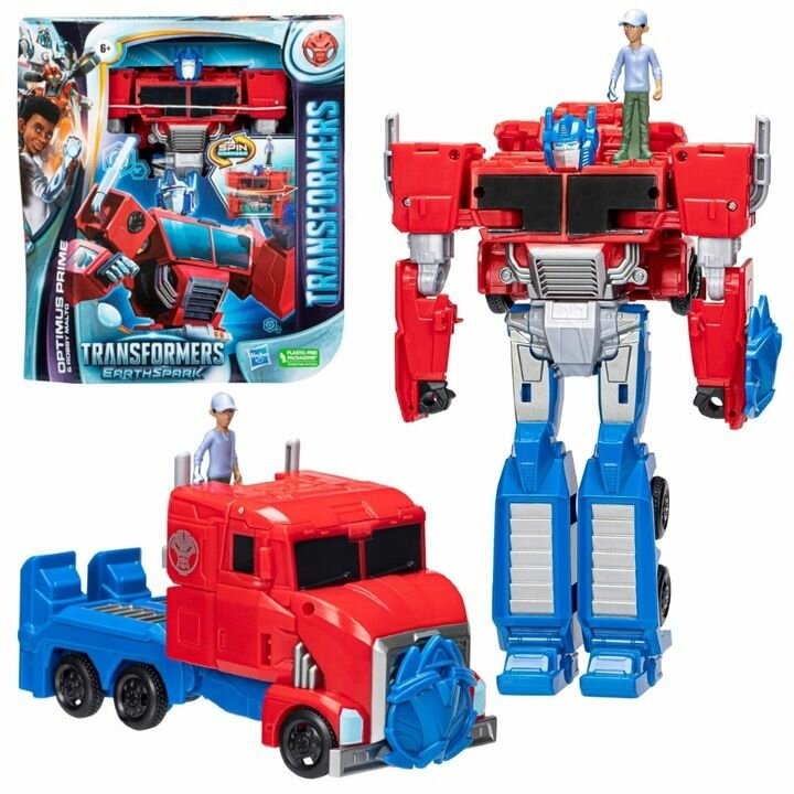 Фигурка Transformers EarthSpark Optimus Prime & Robby Malto F7663