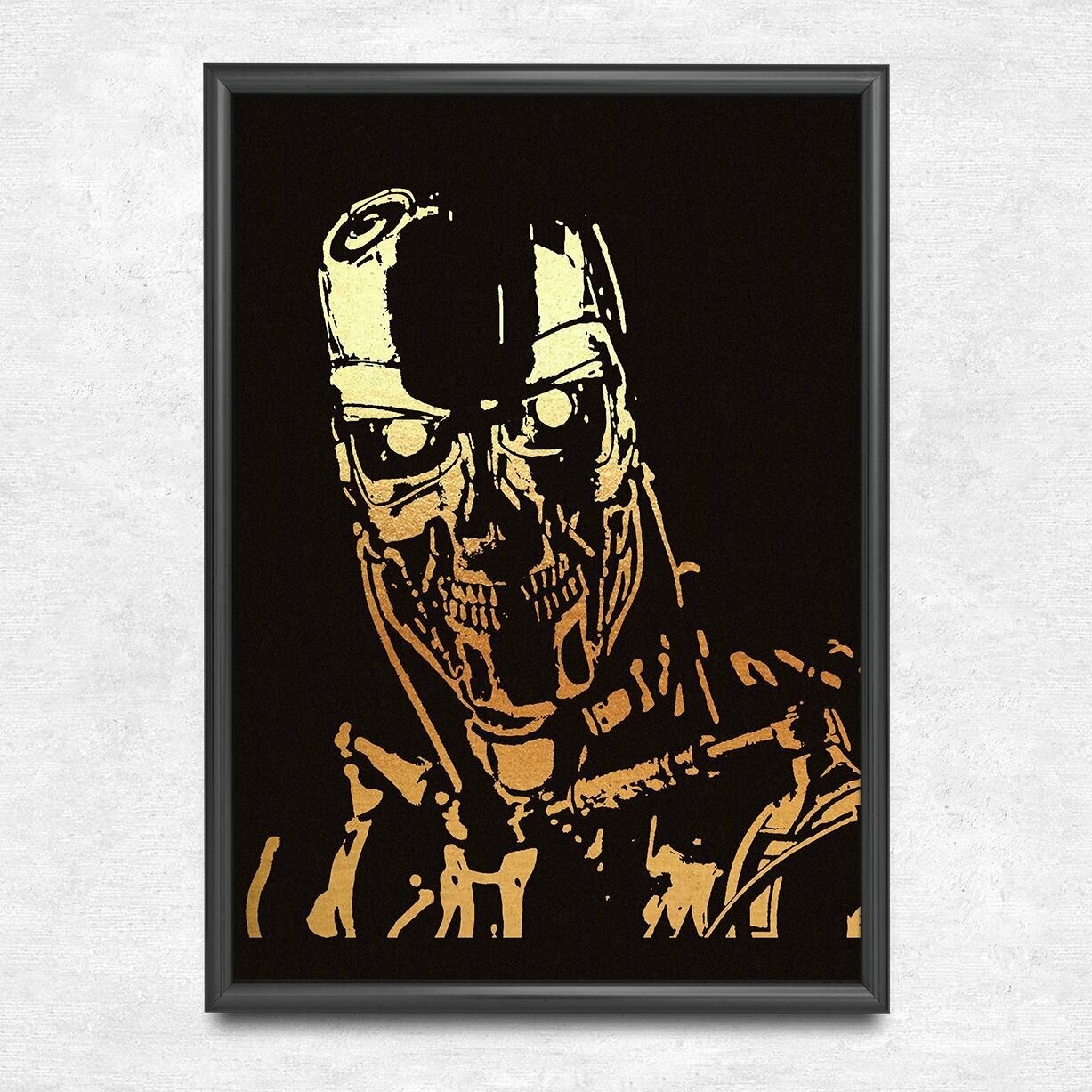 Постер по фильму Терминатор / плакат Terminator Судный день. Арнольд Шварценеггер