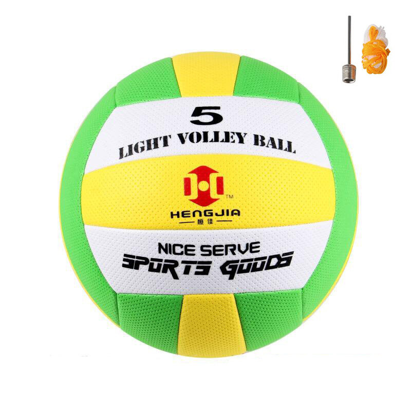Волейбол Hengjia Qi FP500, губчатый, мягкий, легкий, № 5, с лузой