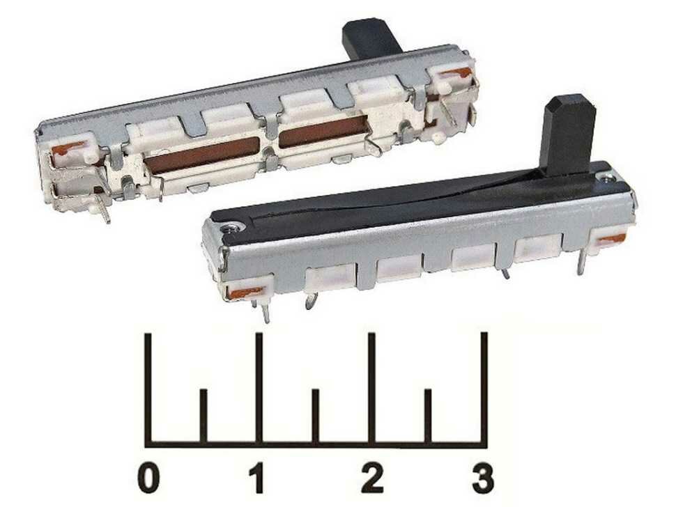 Резистор переменный 5 кОм B RS301111A01G (+26) (ползунковый)