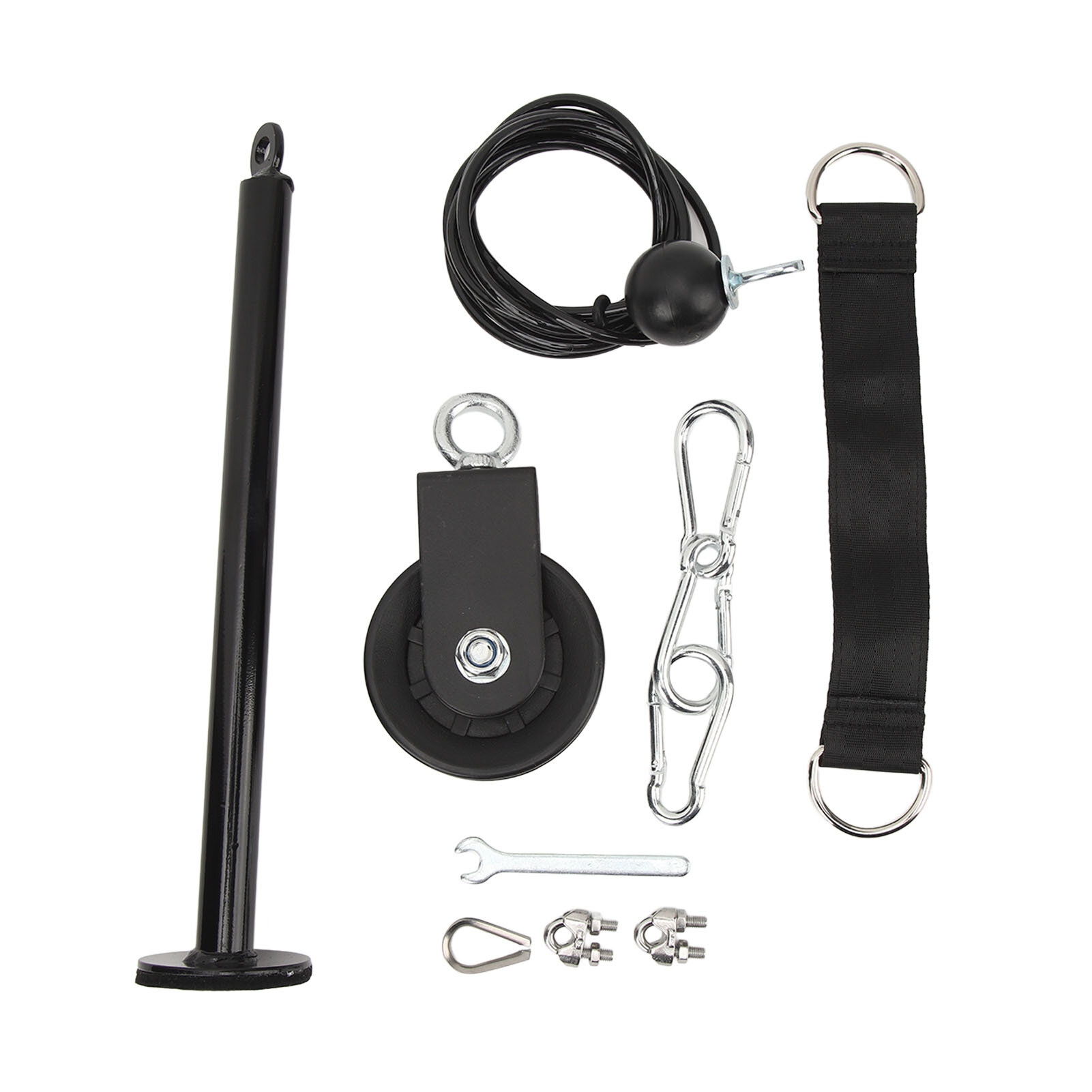 Система тросовых блоков для силовых тренировок и наращивания мышечной массы в спортзале. Система подъема грузов на широчайшие мышцы спины. Оборудование для домашнего спортзала своими руками.