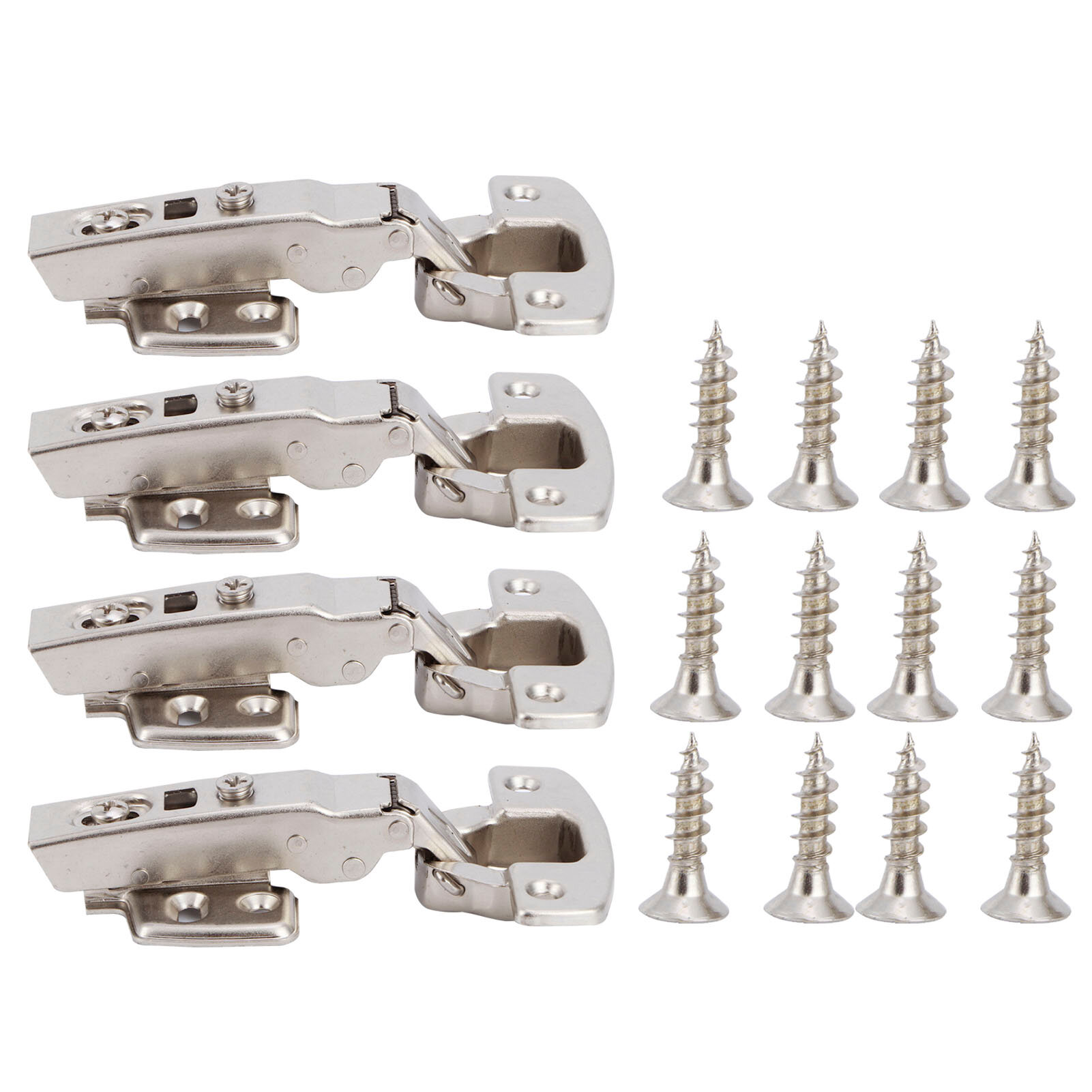 4sets Петли для шкафной кухни с дверной дверью дверной дверь бисагра холодная сталь Стальная рука 11,5 x 7 x 2,5 см