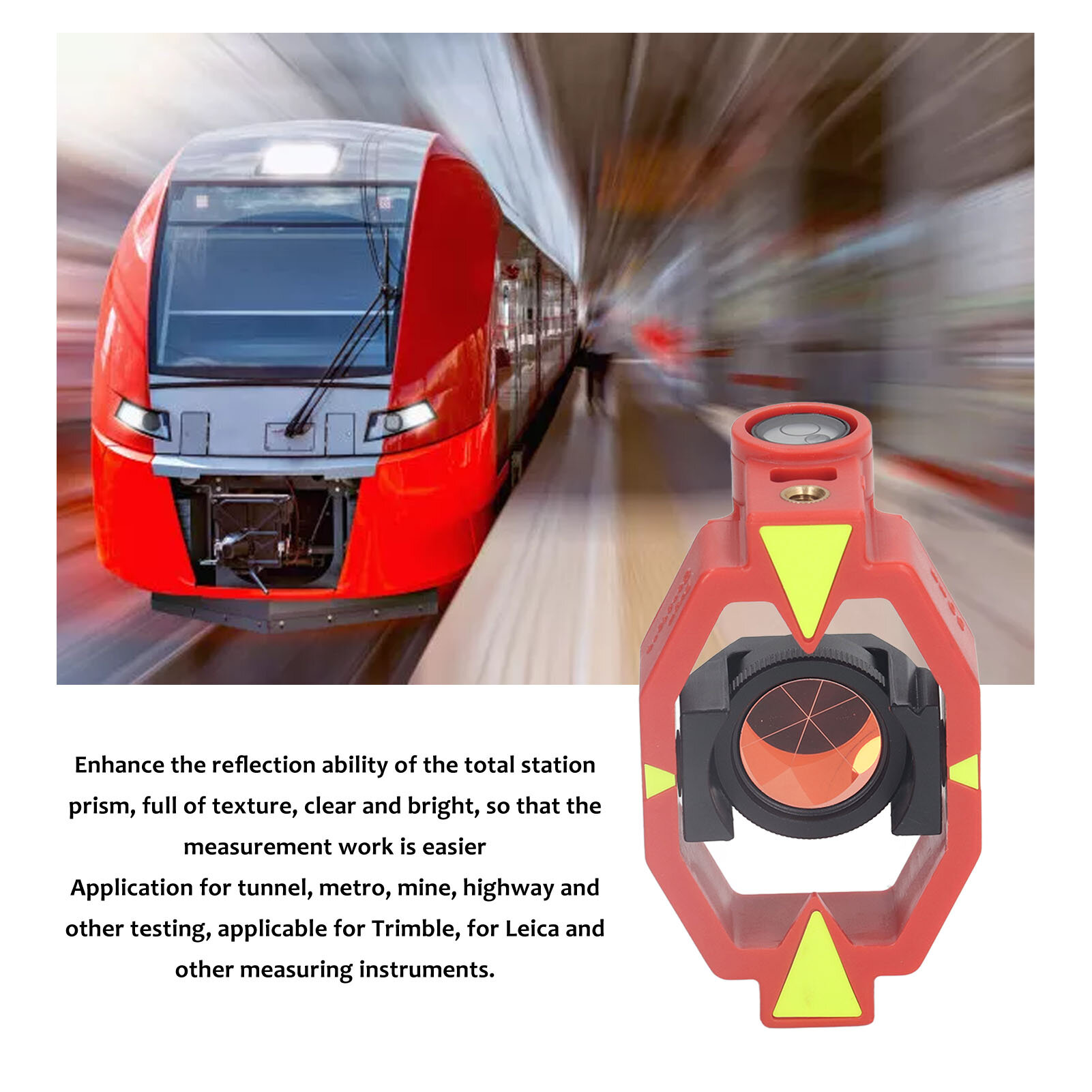 Мини-призма для тахеометра Leica, 25.4мм, 0мм константа