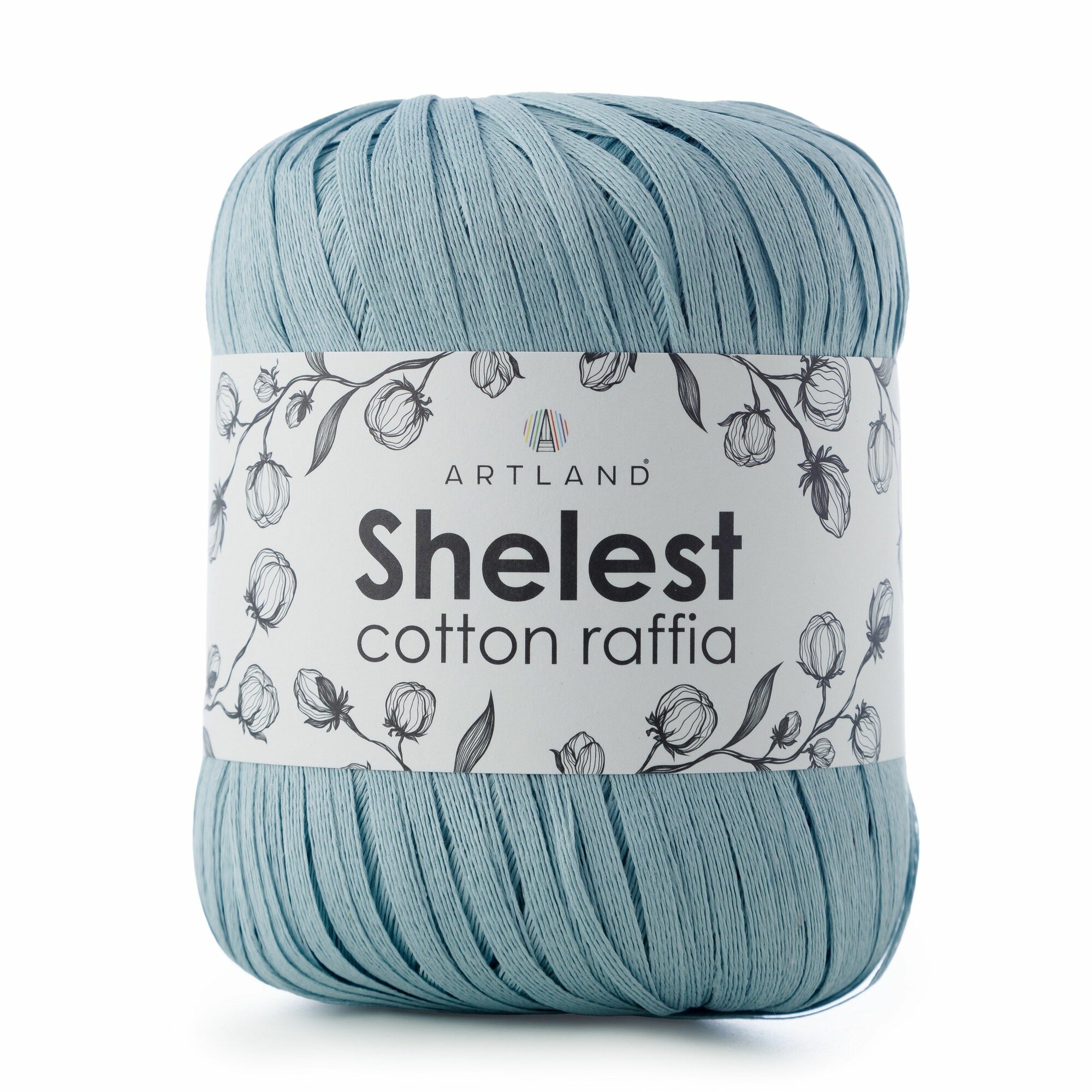 Пряжа Artland Shelest cotton raffia (1 моток) лазурный