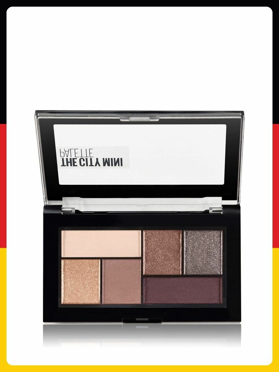Тени для век Maybelline New York The City Mini 410 Chill Brunch Neutrals, 6 г