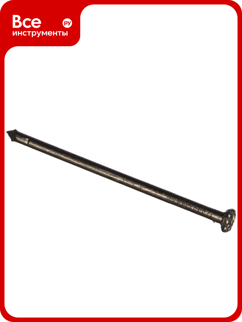 Строительный гвоздь 2.0х50, 1кг (840 шт.) - пакет Tech‑Krep 124610, углеродистая сталь, универсальное применение