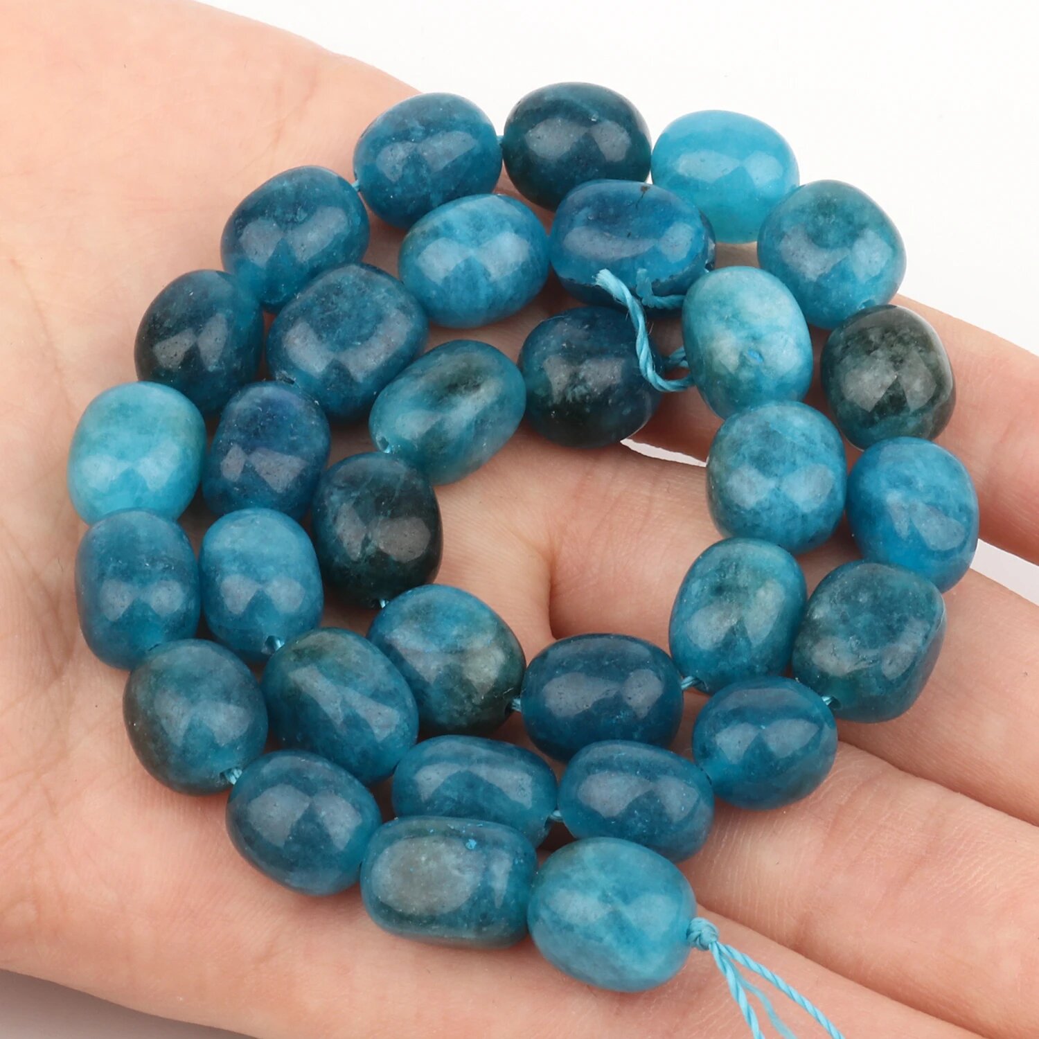 Бусины из камня турмалин аквамарин цитрин нефрит xilitata Apatite