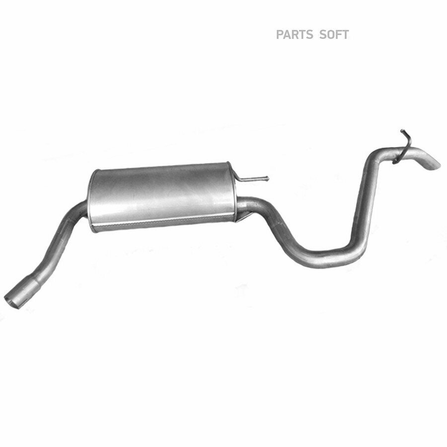 Глушитель задн. часть Kia Cee^d   06-09  1,4i-16V, от официального дистрибьютора, EDEX, артикул 4767