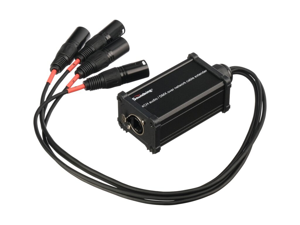 DMX кабель, 4хXLR(3p)male - RJ-45, Soundking CXA031