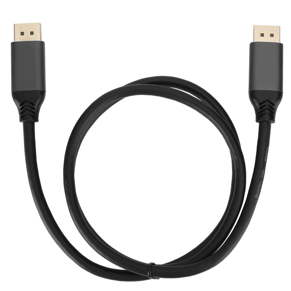 Кабель DisplayPort 1.4 male-male, 8K совместимость, длина 1 м.
