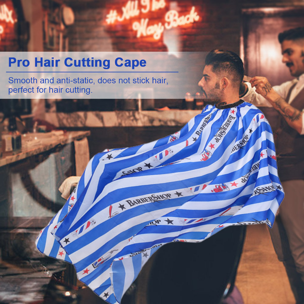 Парикмахерская накидка для стрижки волос, водонепроницаемая ткань, парикмахерский фартук, накидка для стрижки