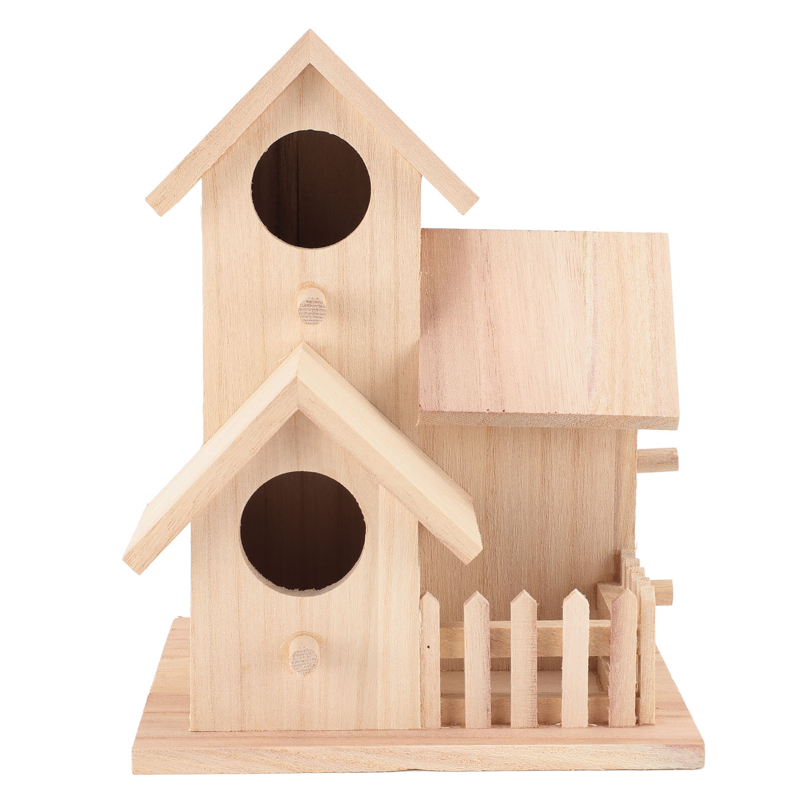 Деревянный птичий дом многофункциональный крафт -сад декоративный дом для птиц на открытом воздухе