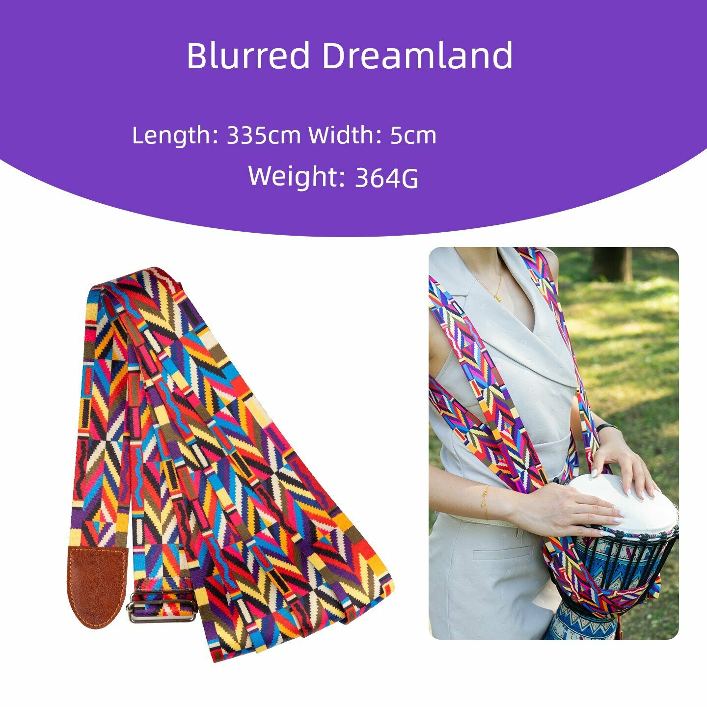 8-дюймовый африканский барабан-тамбурин с металлическим крючком, портативный ремешок для взрослых и детей, аксессуары