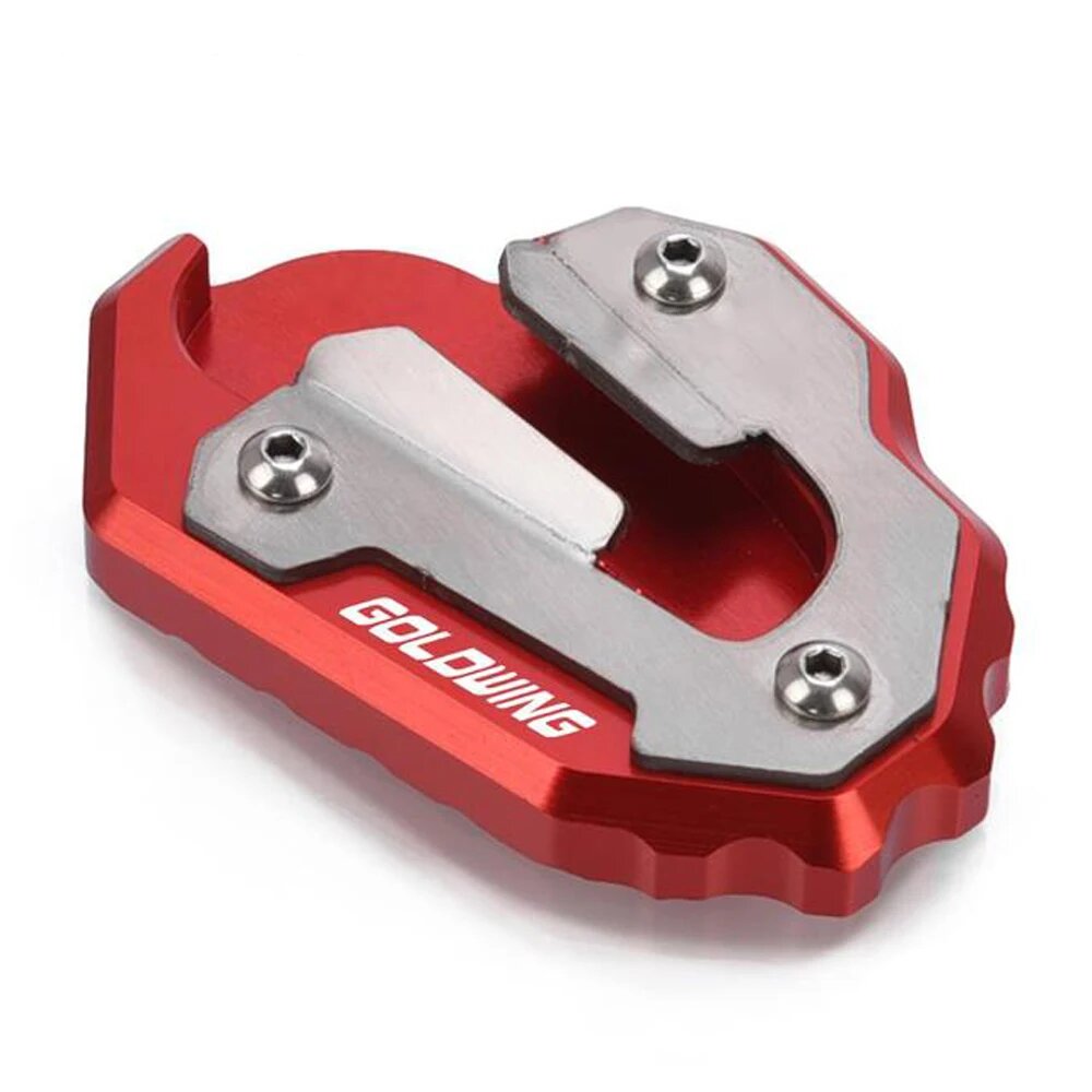 Новинка 2024 года для HONDA GL1800 GoldWing GL1800 GL 1800 1800GL 2020 2021 2022 2023, увеличительная пластина боковой подставки, удлинитель подставки Goldwing LOGO