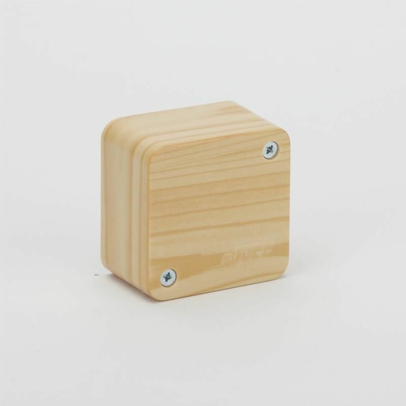 Коробка распределительная ОП 55х55х32мм IP40 сосна (светл. основа) Ruvinil 65002-27М