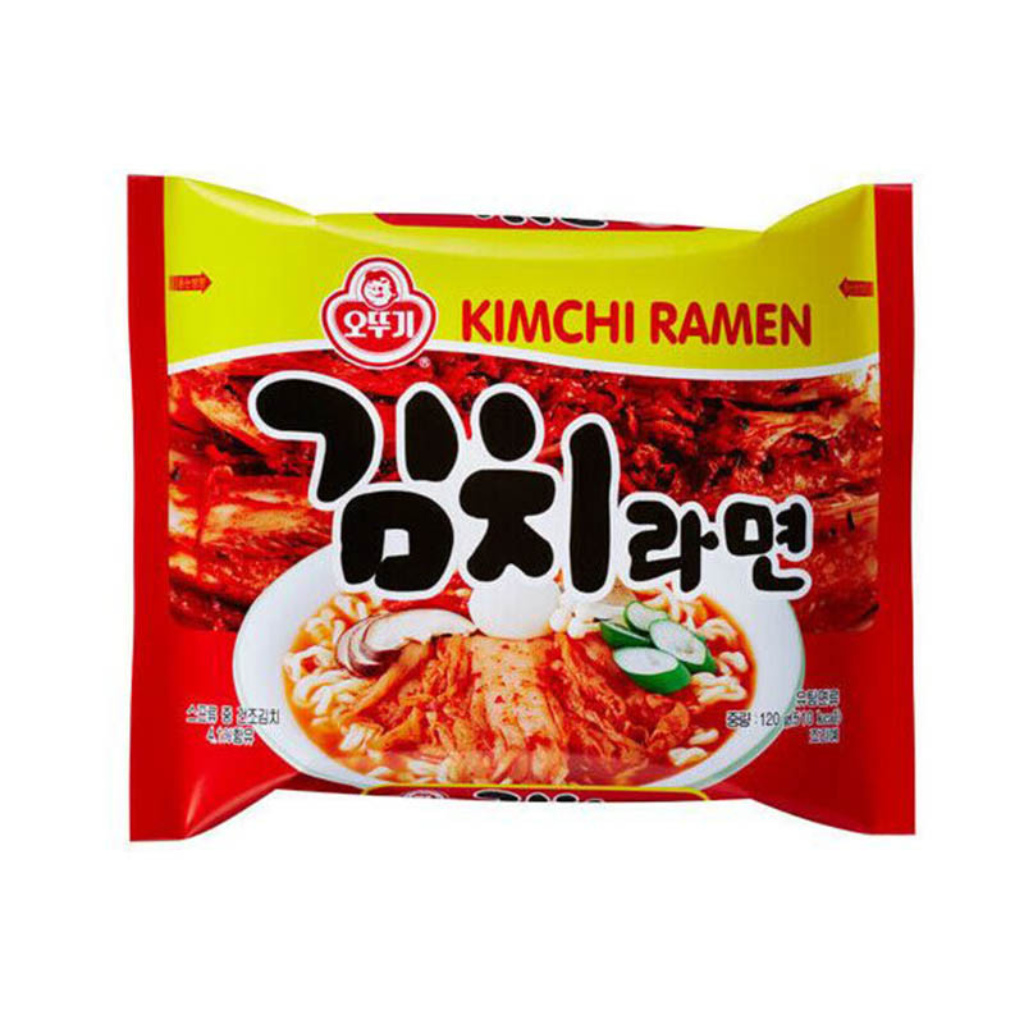 Лапша быстрого приготовления Оттоги со вкусом кимчи 120 г, Южная Корея
