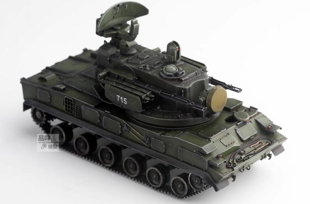 Готовая модель 1:72 2С6М1 "Тунгуска-М" зрпк, 3D-печать, смола, AM
