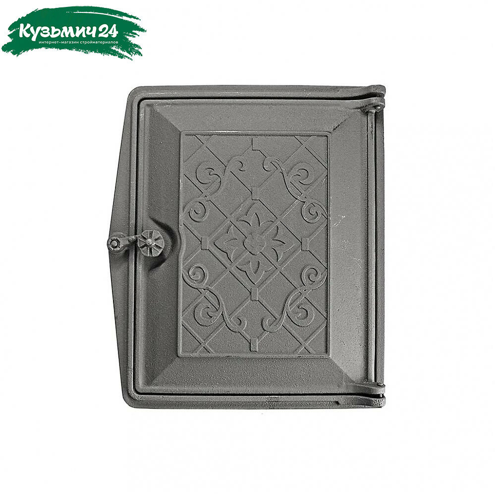 Дверка топочная Гефест ДT-41 окрашенная 35х250х280 мм, чугун, 1 шт.