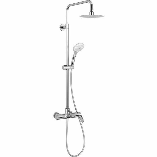 Душевая стойка Jacob Delafon Aleo E97825RU-4-CP хром, тропический душ, для душевой зоны (298571)