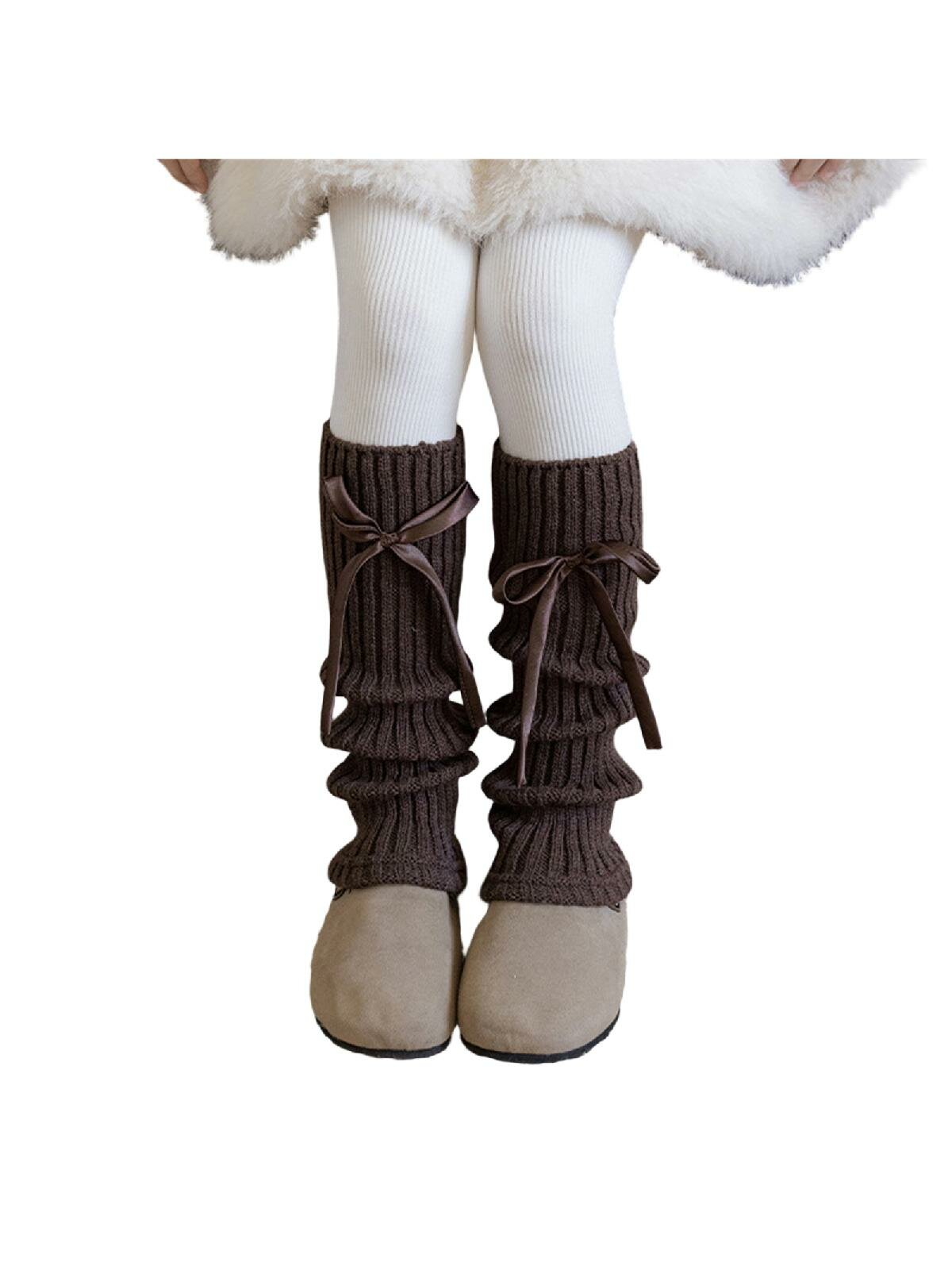 Модная милая гетра для детей, защищающая от холодной погоды, акриловая ткань