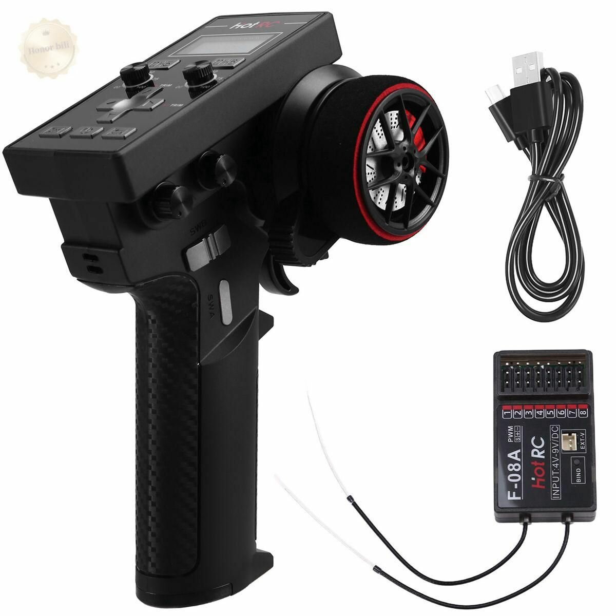 Пульт дистанционного управления, гироскопический приемник для радиоуправляемых машин, лодок