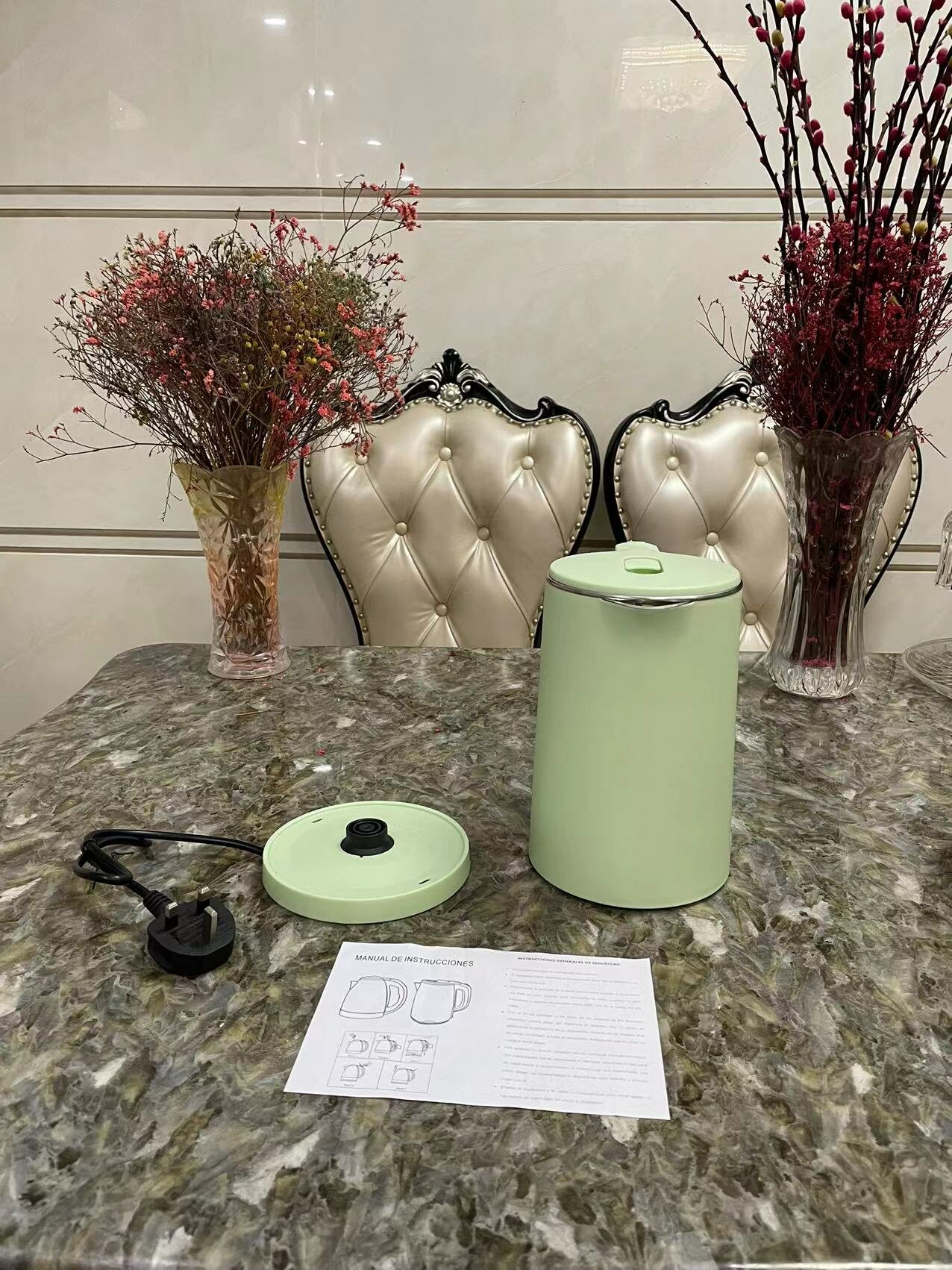 Баночка для клея с электронагревательным комплектом, автоматическое отключение питания, двухслойная теплоизоляция, 2,3 л