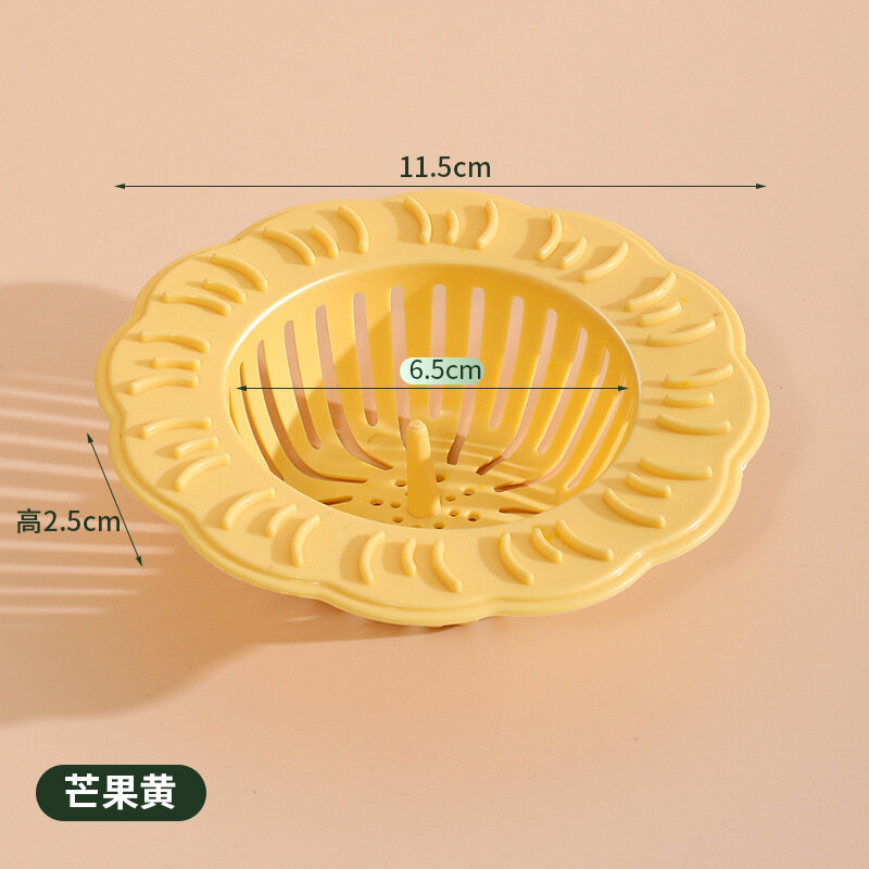 Креативный фильтр для кухонной раковины, напольный слив для ванной, антизасоряющийся фильтр, цветочный напольный слив