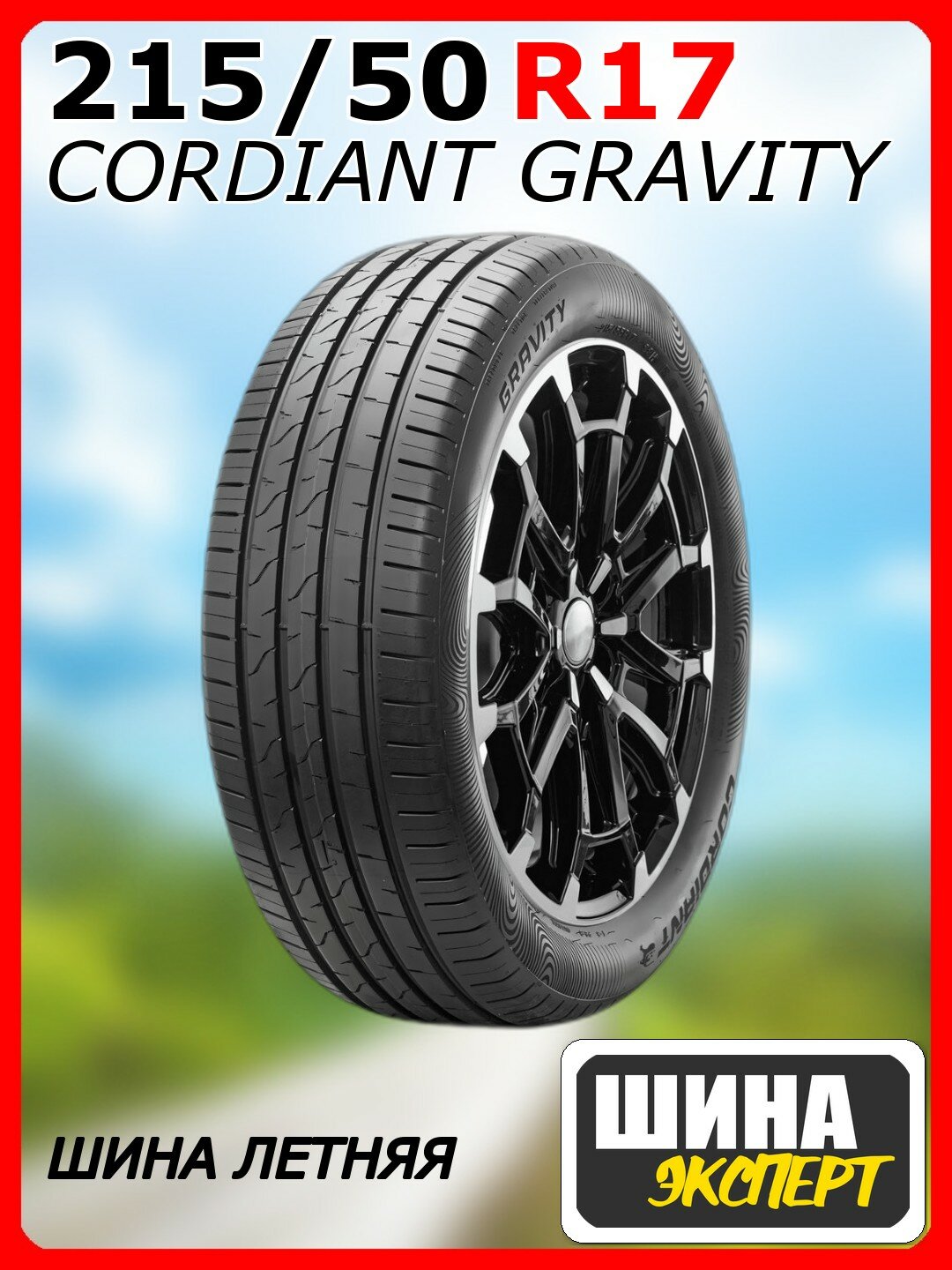 Шина летняя CORDIANT 215/50/17 V 95 GRAVITY для легковых автомобилей 1439294063