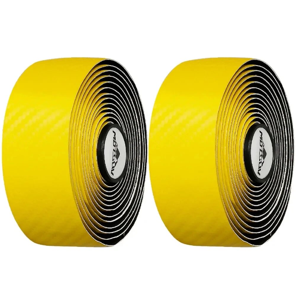 Руль шоссейного велосипеда из искусственной кожи 2 м Желтый, Желтый