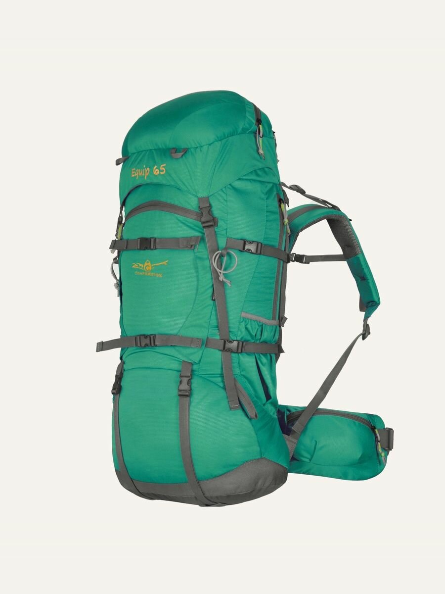 Рюкзак туристический EQUIP 65 без подвала бирюзовый Снаряжение
