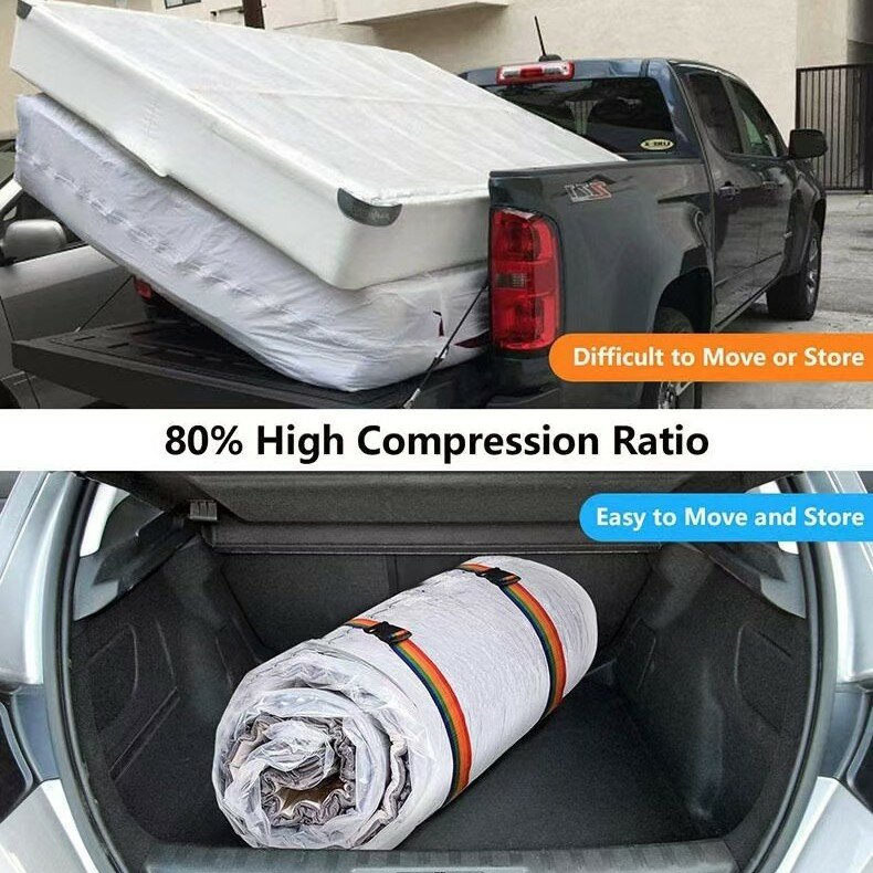 Вакуумный компрессионный мешок для латексного матраса, большой мешок для хранения, для студенческого общежития, для переезда, большой мешок для пуховых одеял