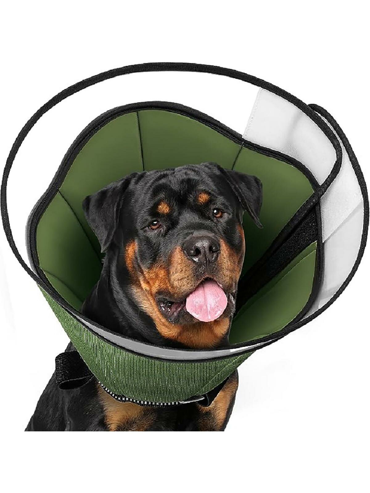 Ошейник для восстановления собак После операций Защитный Ошейник для домашних животных Регулируемый ошейник