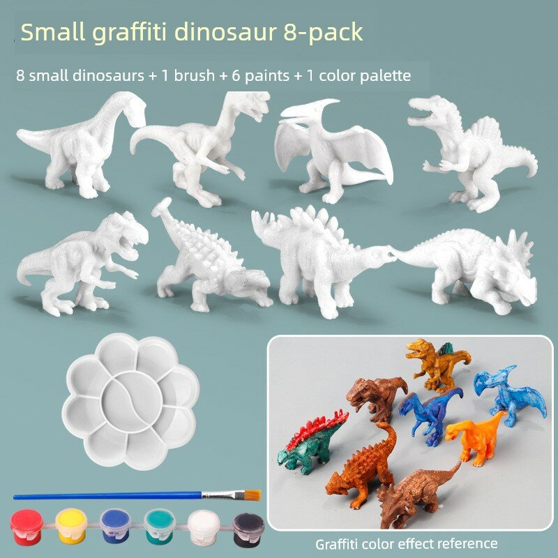 Детская ручная работа Тираннозавр Рекс, живопись и раскраска, креативная образовательная раскраска, штуческий динозавр,