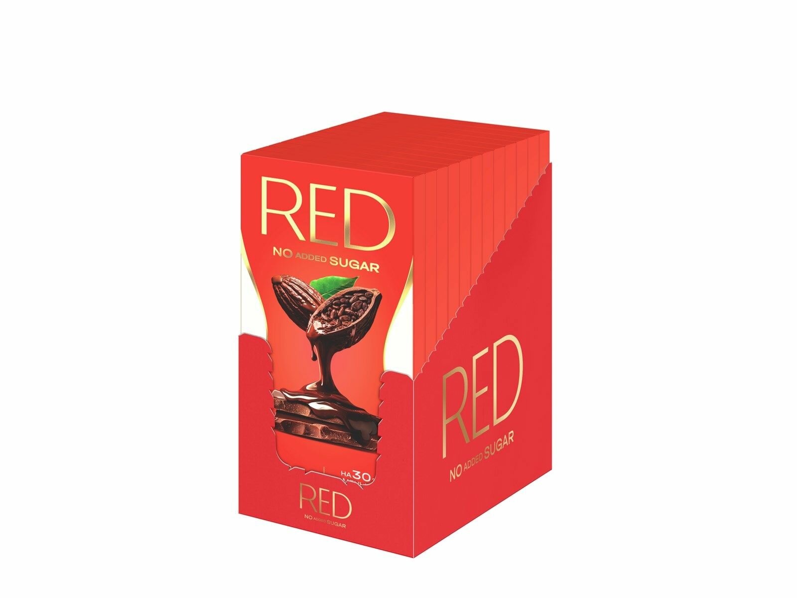 RED Шоколад Delight темный веган без сахара, 70 г, 12 шт