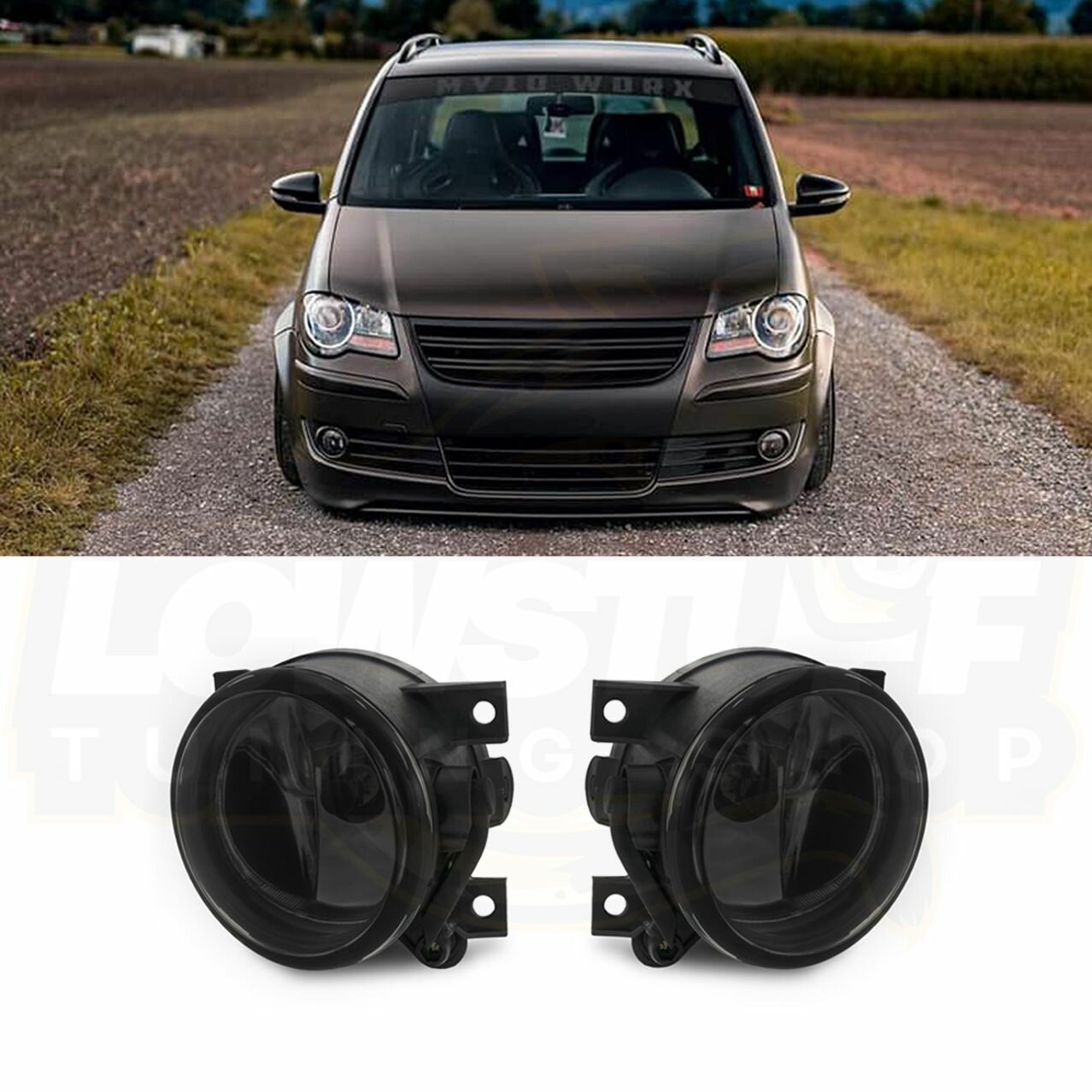 Противотуманные фары VW Caddy 3, Golf Plus, Touran птф тонированные