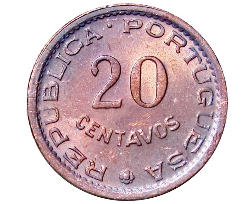 20 сентаво 1974 Мозамбик Португальский UNC