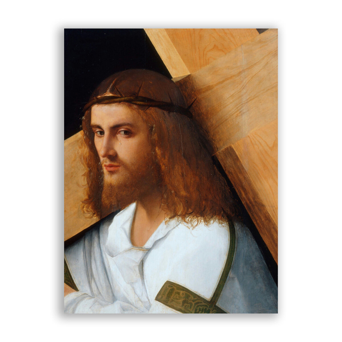Картина на холсте, репродукция / Джованни Беллини - Christ Carrying the Cross / Размер 40 x 53 см