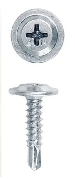 Саморез с прессшайбой со сверлом 4,2*16 (20 шт. BL) накрепко 101002