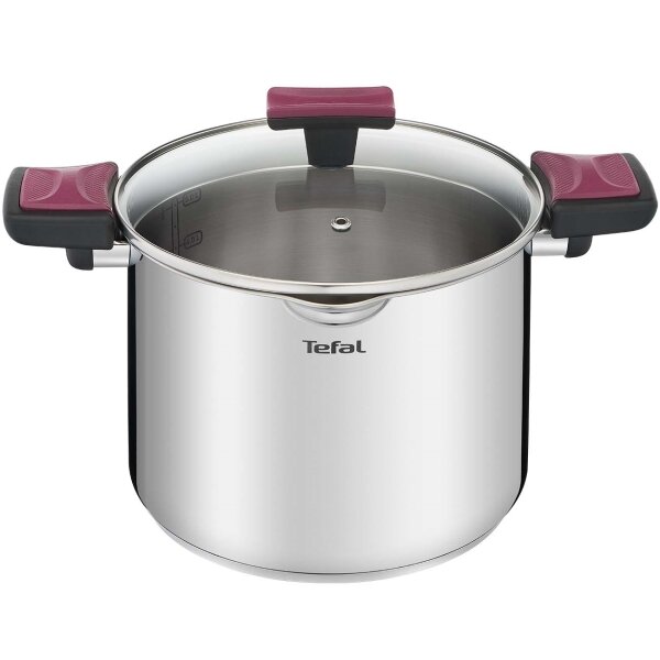 Кастрюля Tefal Cook&Clip 6.1л с крышкой (G7237974)