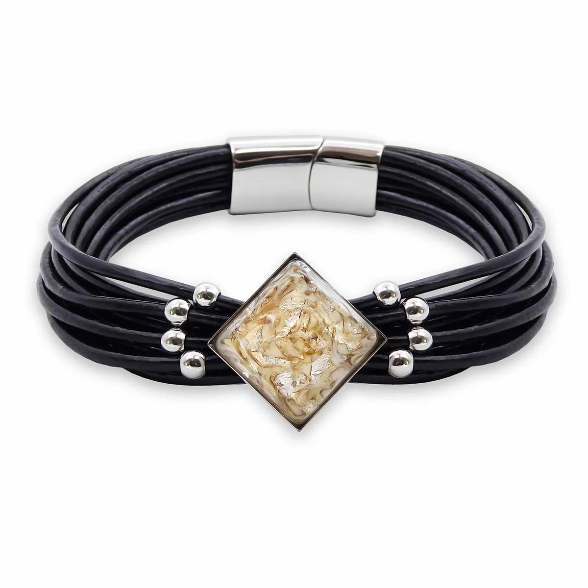 Браслет, муранское стекло, стекло