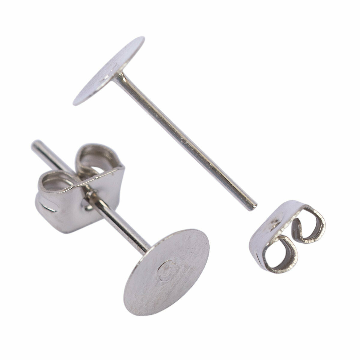 Швензы "Zlatka" "гвоздики" DC-072/10 10 шт №02 под никель