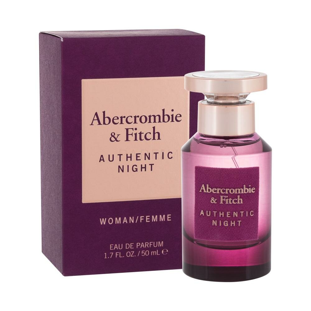 Парфюмерная вода Abercrombie and Fitch "Authentic Night", женская, 50 мл