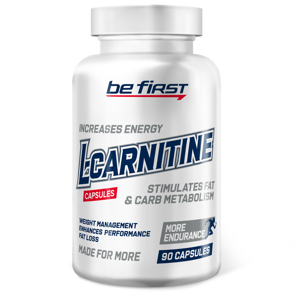 Л-карнитин в капсулах Be First L-carnitine 90 капсул для сжигания жира