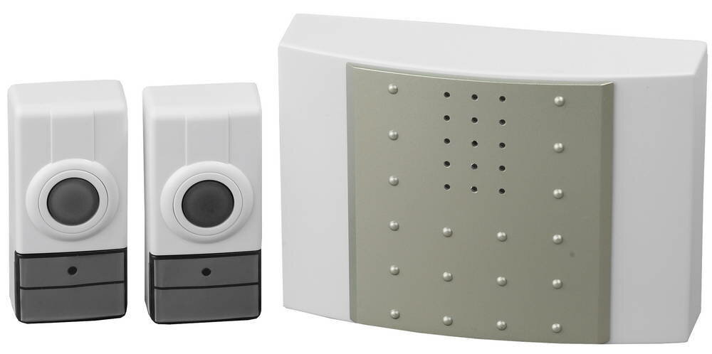 Беспроводной электрический звонок СВЕТОЗАР Лира, 16 мелодий SV-58062-2