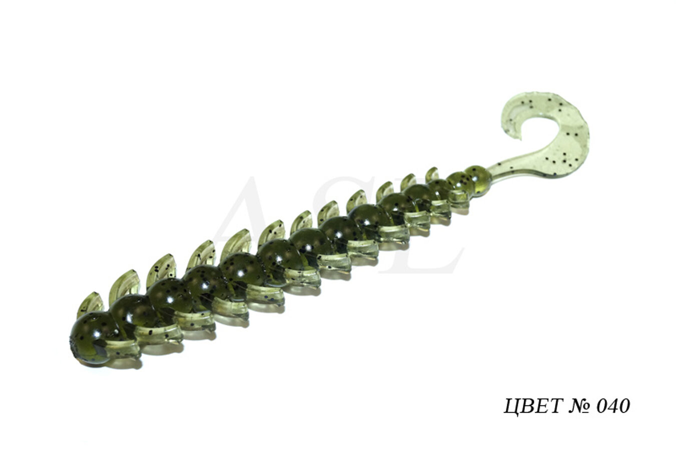 Силиконовая приманка ASL "Бакси" цвет №040, L- 12см (5"), 5шт/уп