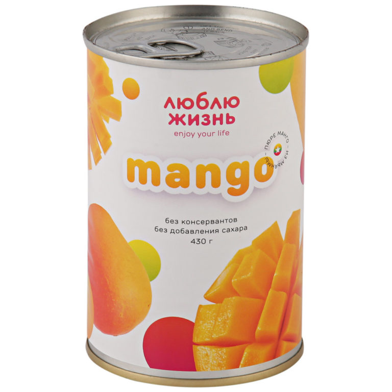 Манго Люблю жизнь пюре 430 г