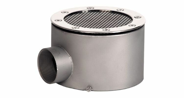 Слив донный для бассейна сетчатый д.165х100, 2" (внутр.) универсальный