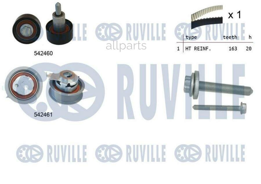RUVILLE 550384 Ремень ГРМ к-кт