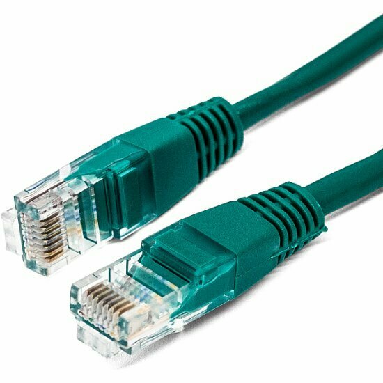 Патч-корд U/UTP Filum FL-U5-7.5M-G (CCA, PVC, кат. 5е) 7.5м зелёный