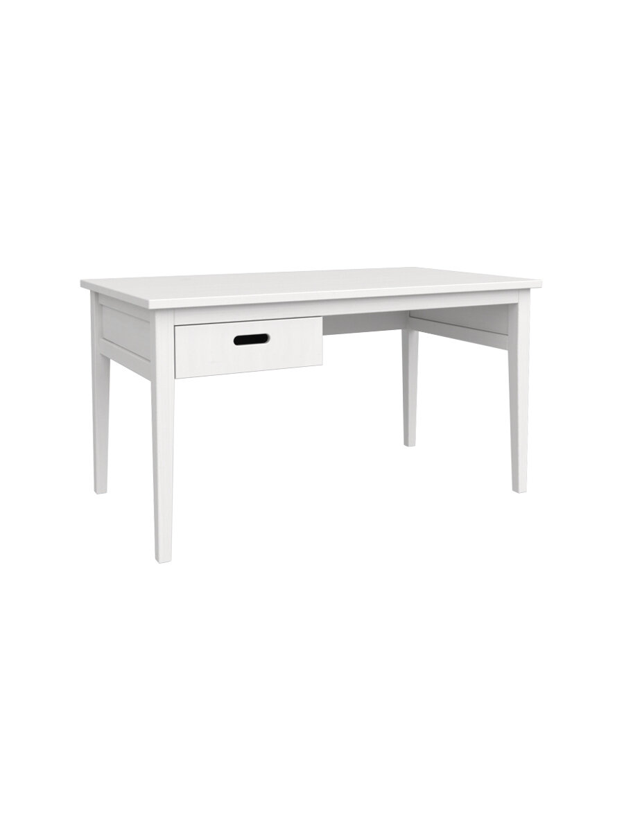 Письменный стол ММЦ Сиело 77327 (белый воск УКВ) из массива сосны